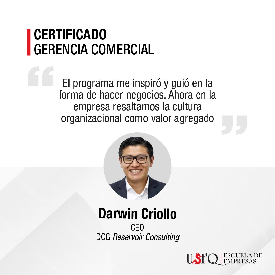 Darwin Criollo - Escuela de Empresas